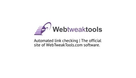 Automated Link Checking The Official Site Of Software