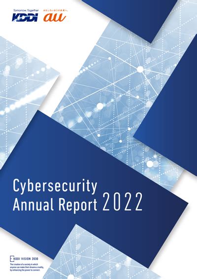 Cybersecurity Annual Report Security Portal Kddi Corporation