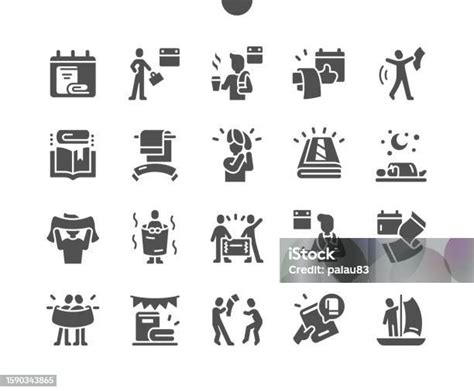 수건의 날 5월 25일 전 세계적으로 기념됩니다 달력 더글러스 아담스 휴일 수건에 관한 책 벡터 솔리드 아이콘입니다 간단한 픽토그램 5월에 대한 스톡 벡터 아트 및 기타