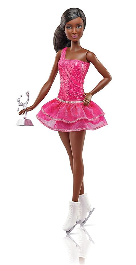 Barbie Careers Ice Skater Doll Brunette Barbie Dolls Themed Outfits