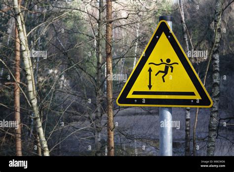 Sign Not Allowed To Swim In Water Dangerous Place Where Man Can Drown