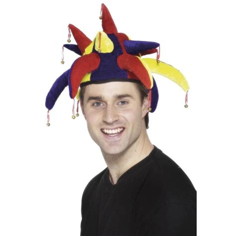 Jester Hat Multi Coloured Cracker Jack Costumes Brisbane