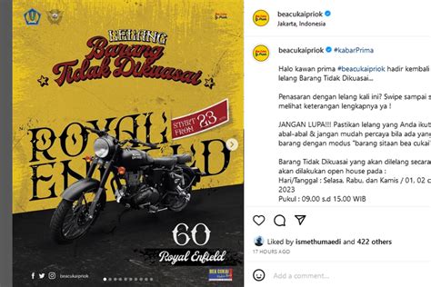 Foto Bea Cukai Lelang Lagi 60 Moge Royal Enfield Mulai Rp 23 Jutaan