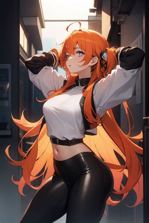 Hentai Orange Hair Girls Nsfw 50 Ai Girl Png Ai Girl 18 Ai Girl