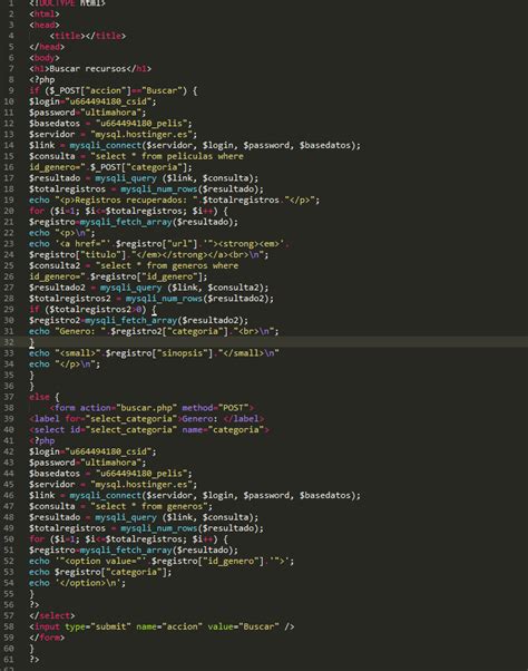 Formulario PHP para periodismo Programación