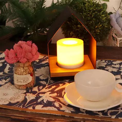 Decorative Battery Operated Lamp With Timer LeaHanko Garden Lantern