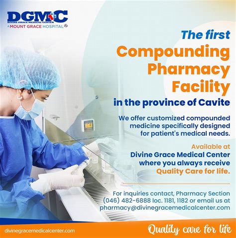 The First Compounding Pharmacy Facility In Cavite Divine Grace