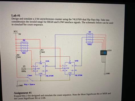 Solved Lab 1 Design And Simulate A 2 Bit Asynchronous Chegg Com