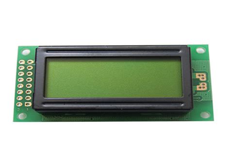 Yellow Green Dot Matrix Lcd Display Module Cob Type Character