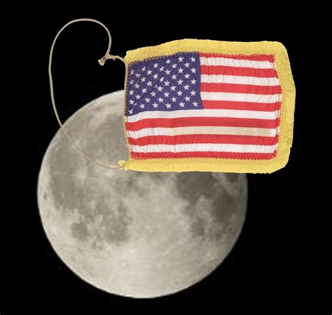 Lot Detail Incredible Apollo 12 Flown American Flag Personally Carried To The Moon And Signed