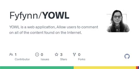 Github Fyfynnyowl Yowl Is A Web Application Allow Users To Comment