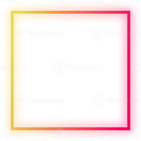 Square Gradient Outline Element 10106650 Png