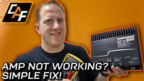No Sound No Power Fix Your Amplifier EASILY With THESE EASY TESTS