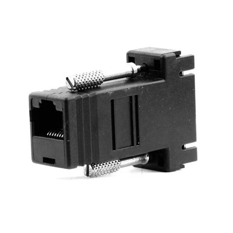 Удлинитель VGA "папа" для Lan Cat5 Cat5e/6 RJ45 Ethernet "мама" адаптер ...