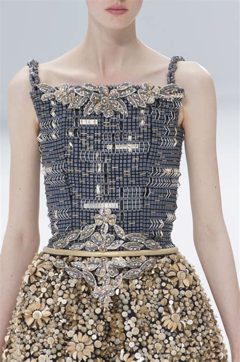 Chanel Haute Couture Fall Close Up Pictures Dress Details Haute Couture Fashion Week