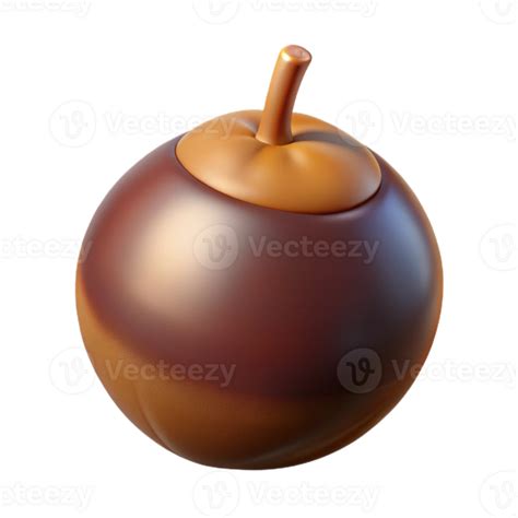 3d Render Of A Brown Fruit Illustration 53812651 Png