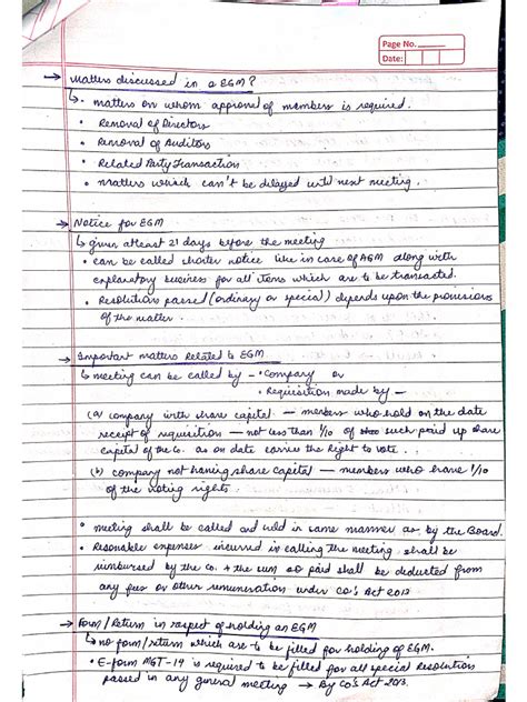 Company Law Notes Pdf