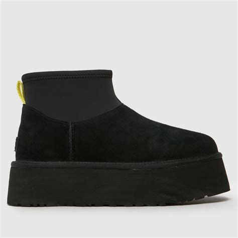 Ugg Classic Mini Dipper Boots In Black Shoefreak