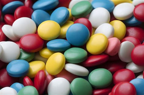 Premium AI Image Many Multicolored Pills Background Neural Network AI