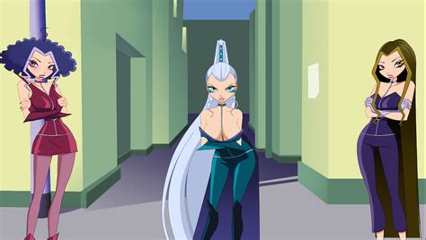 Rule 34 3girls Big Breasts Darcy Winx Club Female Female Only Goth