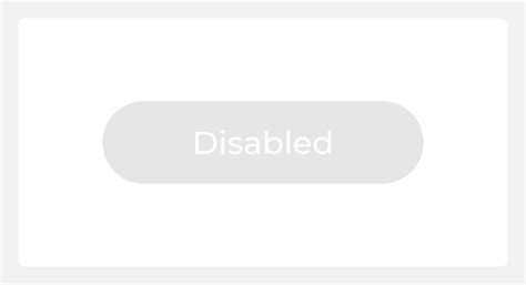 Disabled Register Button Ui Element Template Editable Isolated Vector