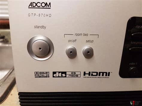 Adcom Gtp 870hd A V Pre Amp Processor Photo 1382121 Us Audio Mart