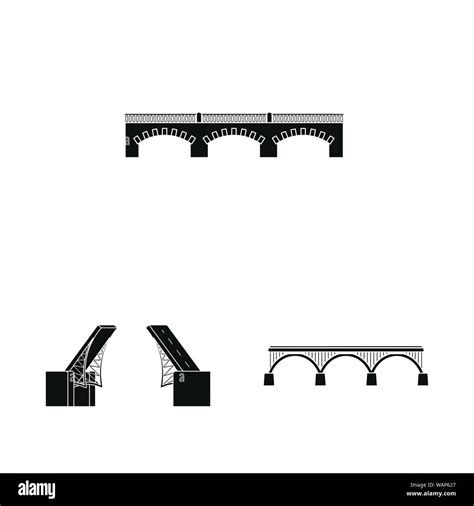 Isolated Object Of Construct And Side Logo Set Of Construct And Bridge
