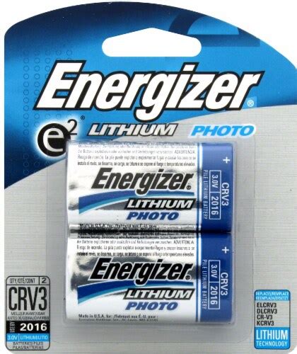 Energizer CRV3 Lithium Battery 2 Pk Kroger