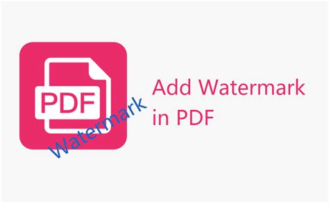 4 Free Ways To Add Watermark To PDF Documents