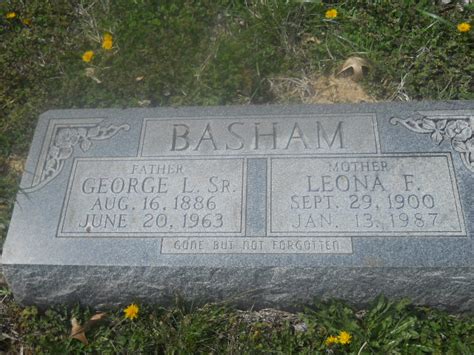 George Leslie Basham Sr 1886 1964 Find A Grave Memorial