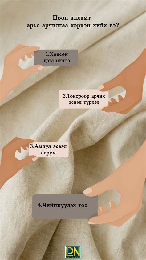 Dailianna Олон шат дараалалтай бүтээгдэхүүн хэрэглэж амждаггүй бол Арьс нь таталдаж