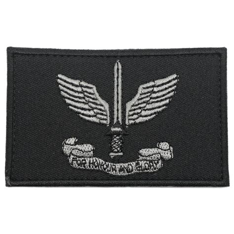 Commando Patch 8cm X 5cm Black Foliage Hock T Shop Army Online