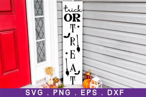 Trick Or Treat Svghalloween Sign Svg Graphic By Craftsvg · Creative