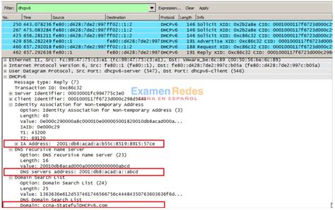 Pr Ctica De Laboratorio Configuraci N De Dhcpv Sin Estado Y
