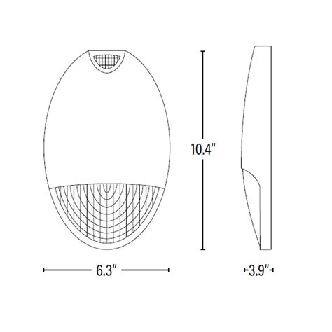 Led Outdoor Emergency Light Dusk To Dawn Photocell 12w 1000 Lumens
