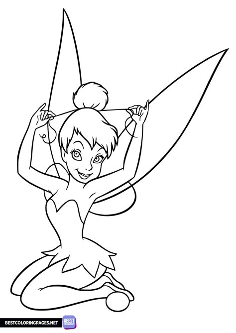 Tinker Bell Coloring Sheets Free Printable Coloring Pages