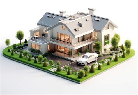 Premium Photo Real Estate House Abstract Design