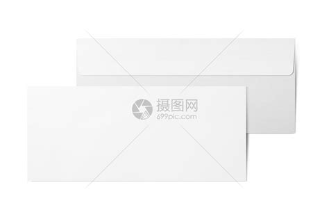空白的纸信封模板白色背景上的两个信封后面和前面与高清图片下载 正版图片503035870 摄图网