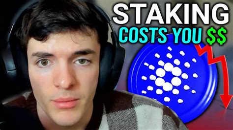 Cardano Cost Of Staking Why Staking Is Not A Reward