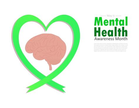 Premium Vector Mental Health Awareness Month In May Vector Illustration