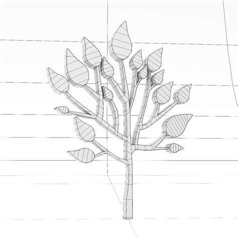 Abstract Tree Low Poly 3d Model 3d Model Cgtrader