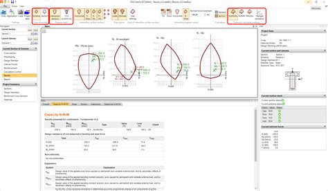 Uls Results In Rcs Capacity N M M Shear Torsion Interaction