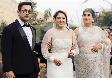 Ira Khan Nupur Shikhare Mumbai Reception Aamir Khan Goes Out All To