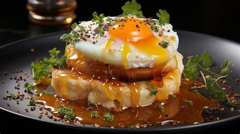 Premium Ai Image Eggcellent Dish Presentation