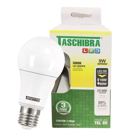 LAMPADA BULBO LED W K E TASCHIBRA BAT Soluções em Eletricidade Iluminação Lustres