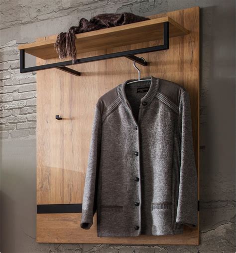 Möbelando Garderobenpaneel Hängegarderobe Wandpaneel Flurgarderobe