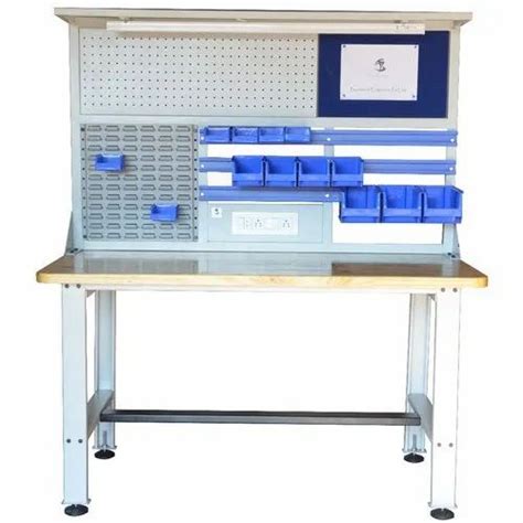 Mild Steel Assembly Workstation Table Bolted Size 1500x750x1700 Mm At Rs 40500 In Pune
