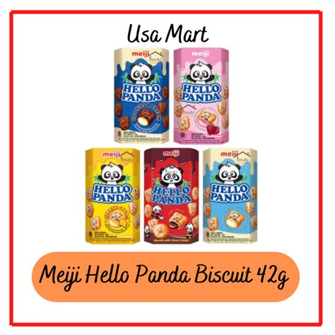 Jual Meiji Hello Panda Biscuit 42g Shopee Indonesia