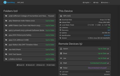 Synced Devices But Wont Communicate With Each Other Support Syncthing Community Forum