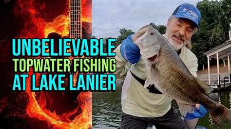 Unbelievable Topwater Fishing At Lake Lanier Lakelanierfishing2023
